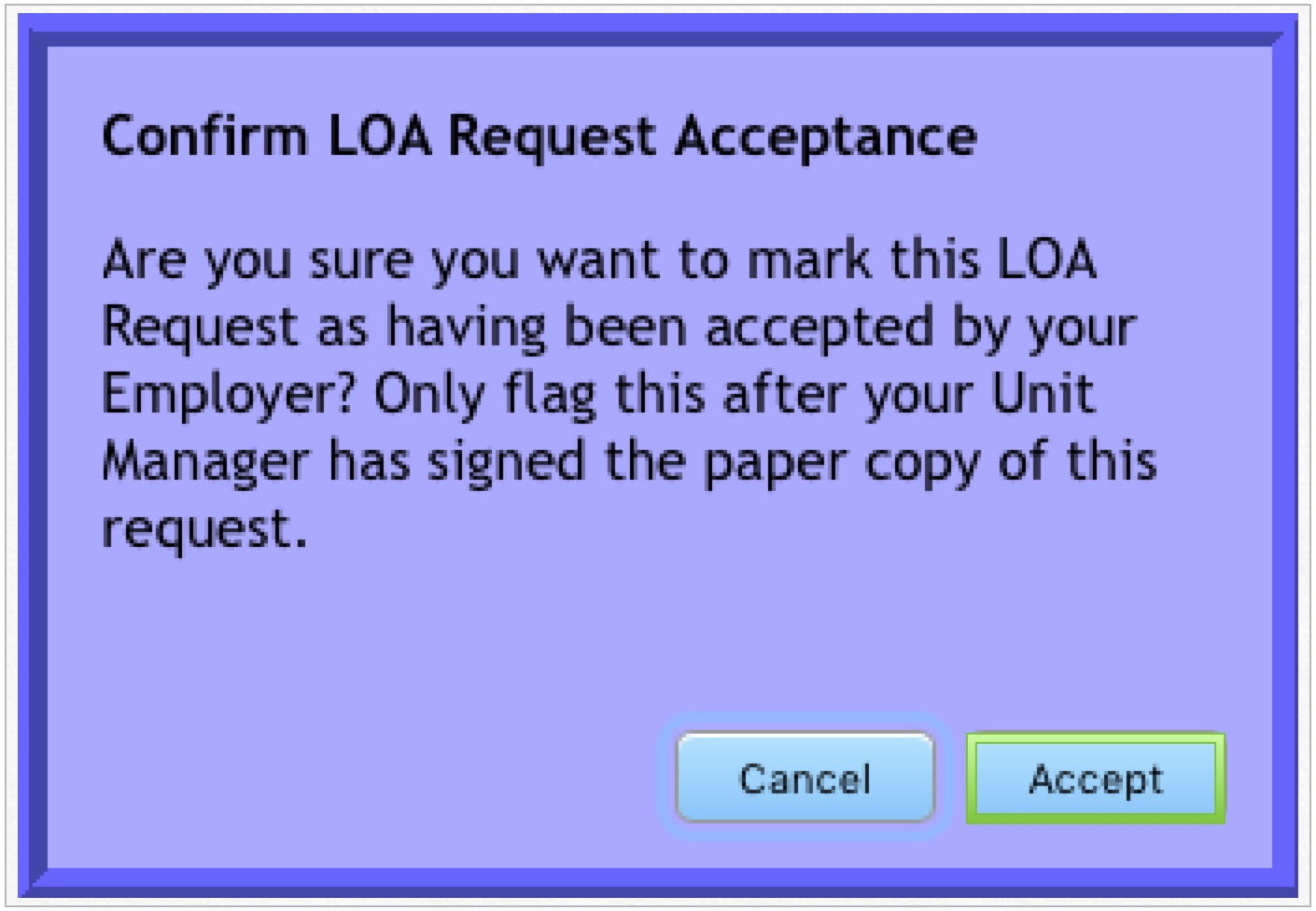 DMS Web - LOA Requests - UNA Help
