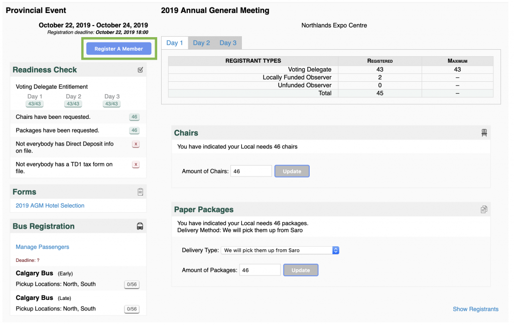 Registering for AGM and other Delegate Meetings – UNA Help