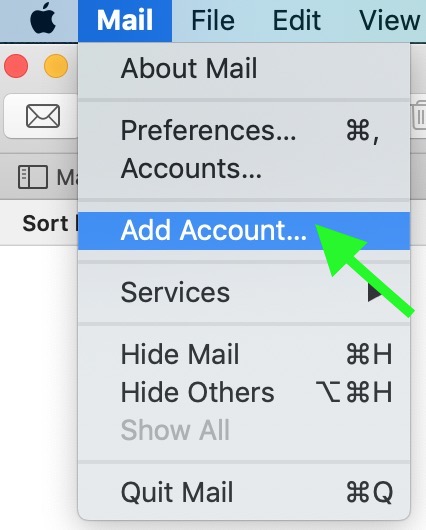 Zimbra Configure Mac Desktop/Laptop Apple Mail for UNA Mail - UNA Help