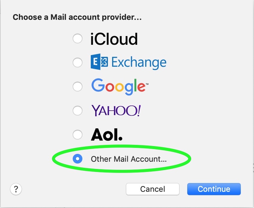 Zimbra Configure Mac Desktop/Laptop Apple Mail for UNA Mail - UNA Help